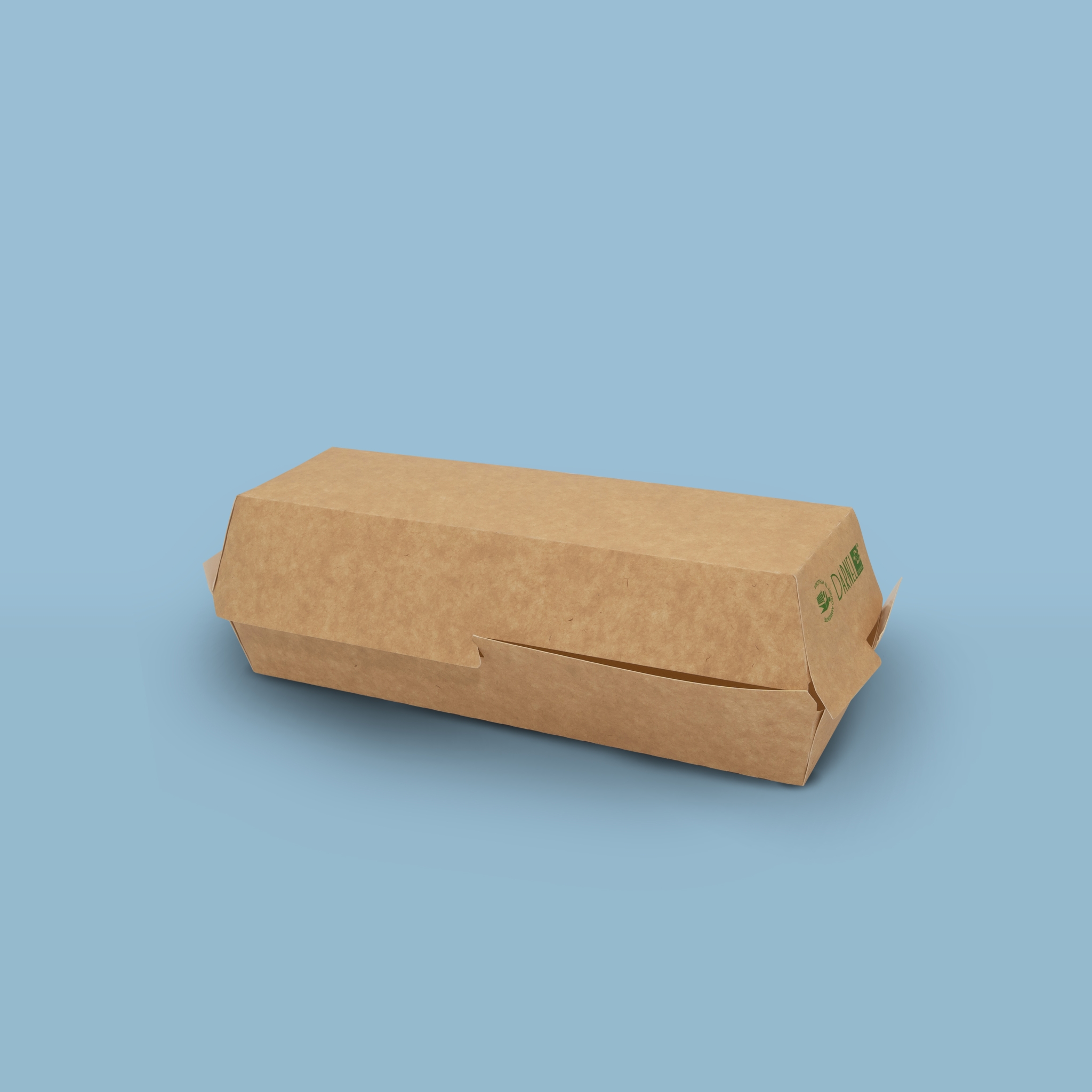 Portacomida Hot Dog Darnel Naturals moca & blanco (200 unidades ...