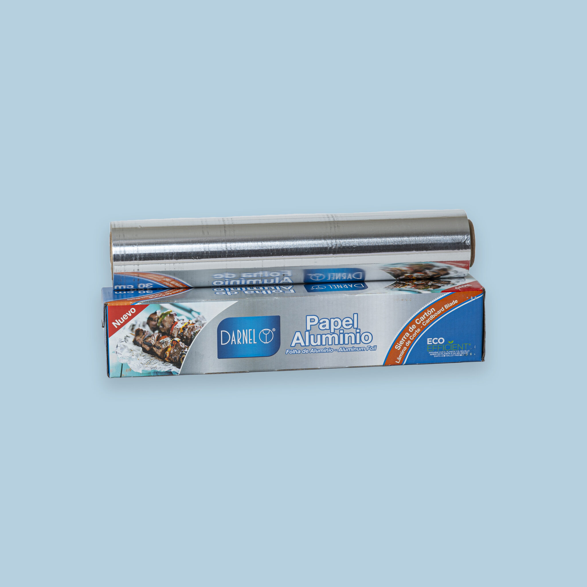 Papel Aluminio Darnel rollo 100mts. (9 unidades) – Darnel Chile